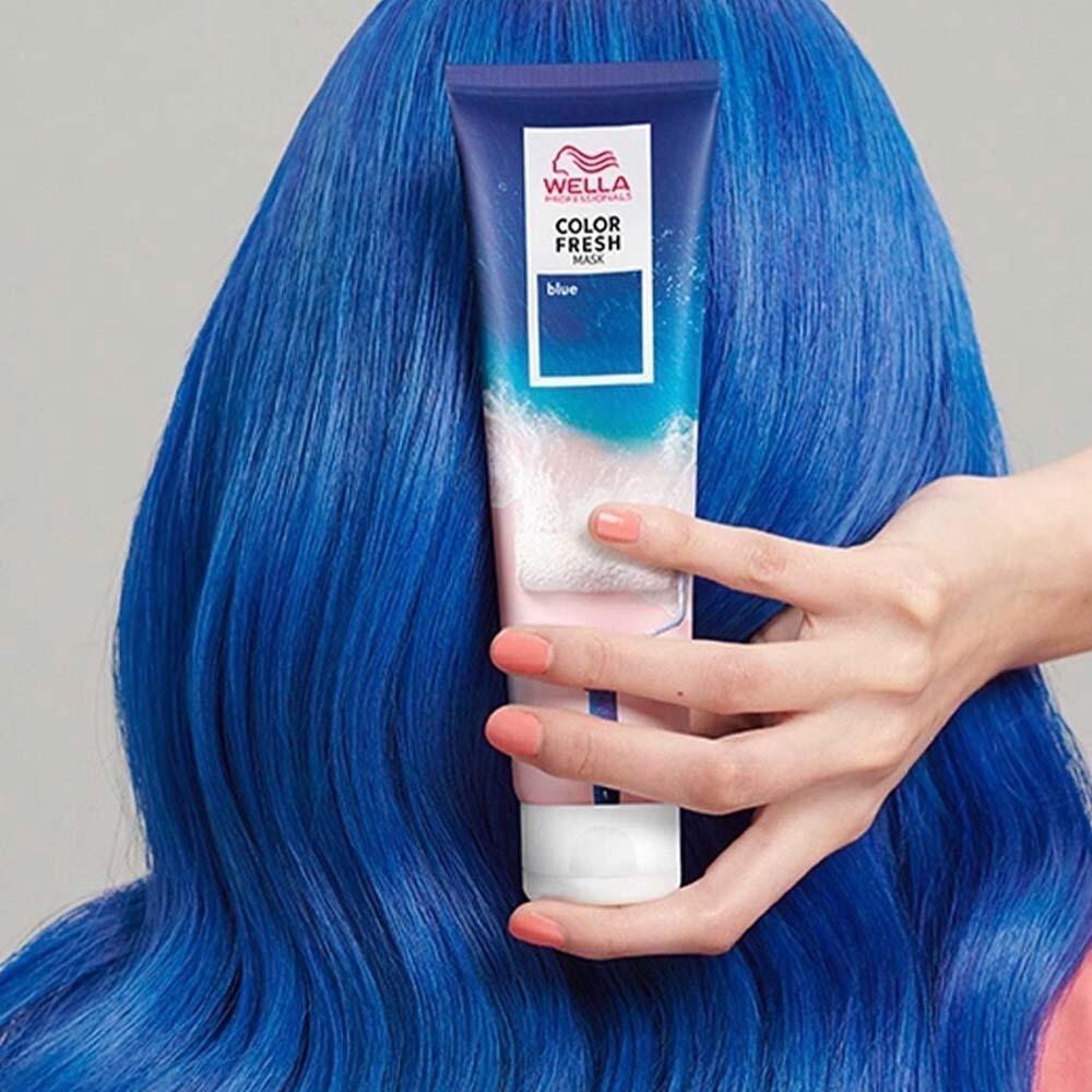 Reparera skadat hår med Wella Color Fresh Mask Blue – Hairsale