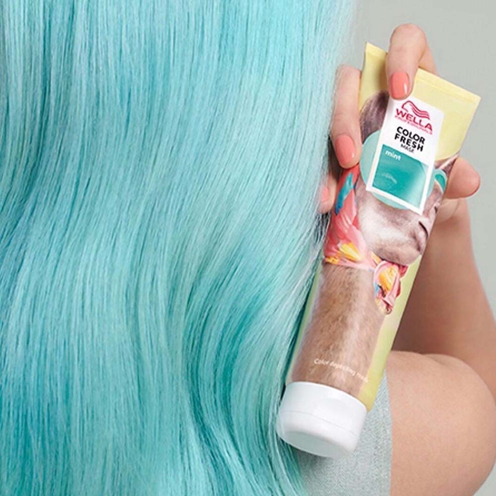 Reparera skadat hår med Wella Color Fresh Mask Mint – Hairsale